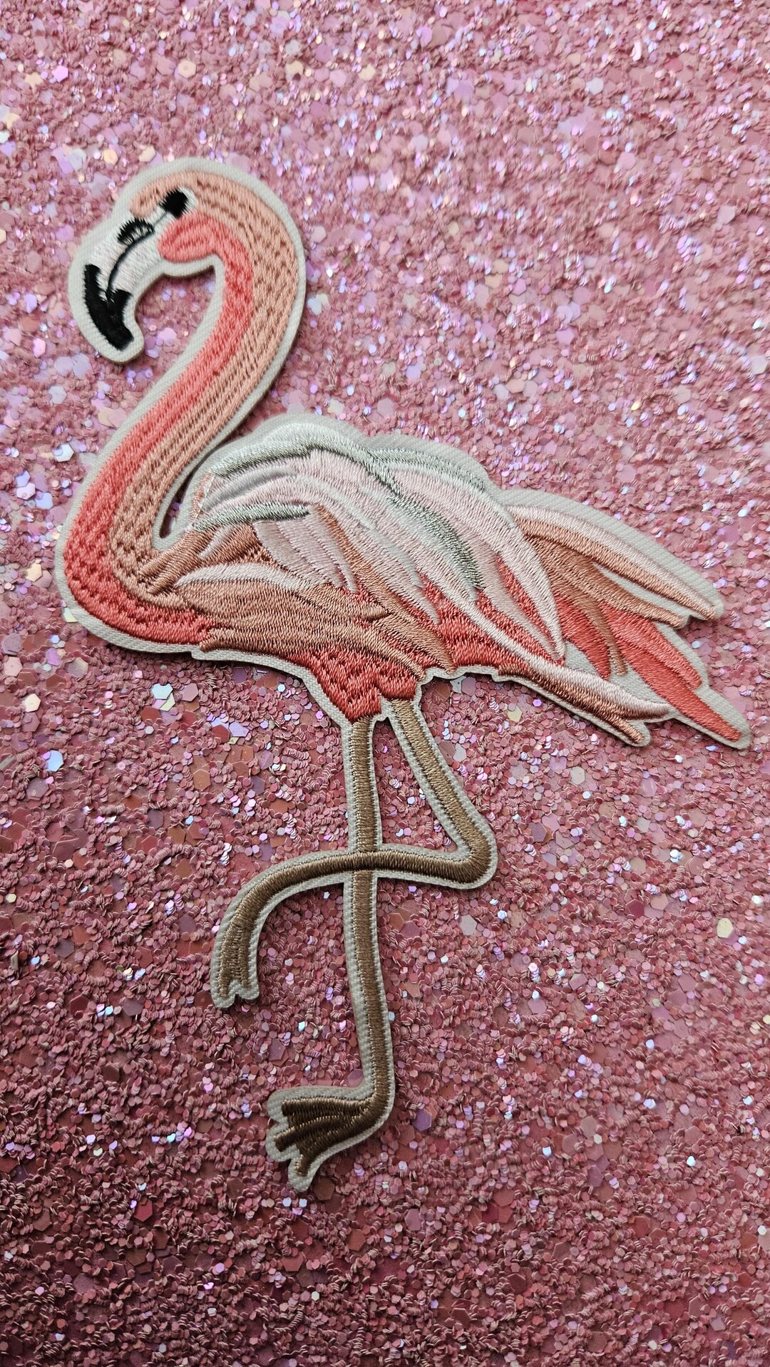 Flamingo Iron on Patch - Etsy