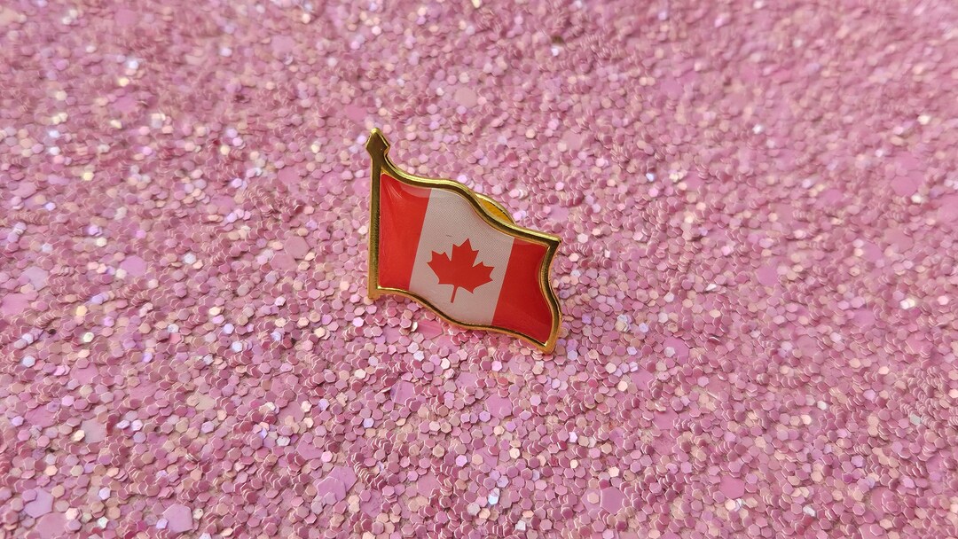 Canada Enamel Pin, Pin With Image Flag Canada, Badge Pin High Quality ...