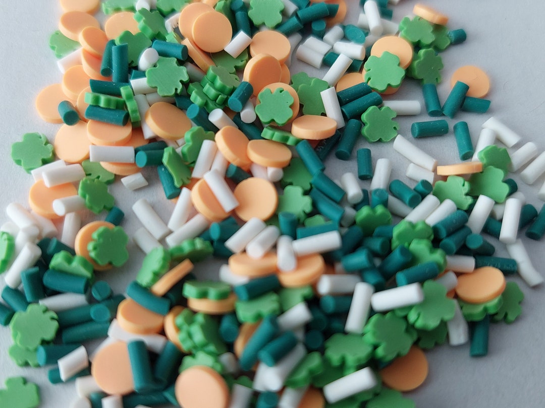 Sprinkles Polymer Clay Shaker Filler Clovers 20 Grams - Etsy