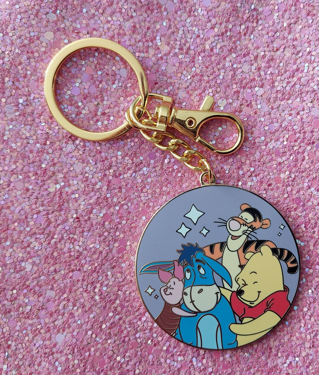 Winnie the Pooh Disney Enamel Keychain, Winnie the Pooh and Friends ...