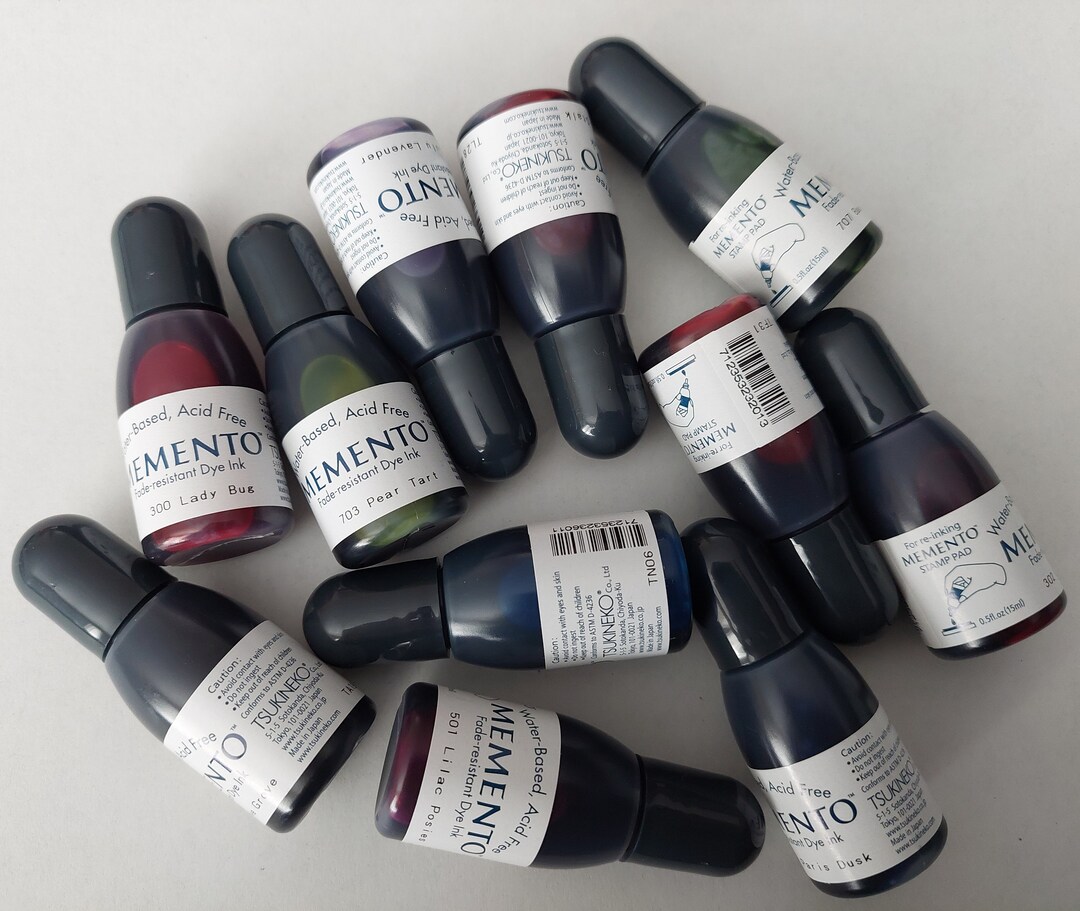 Memento Inker - Refill for Re-inking Memento Stamp Pads 15ml - Etsy
