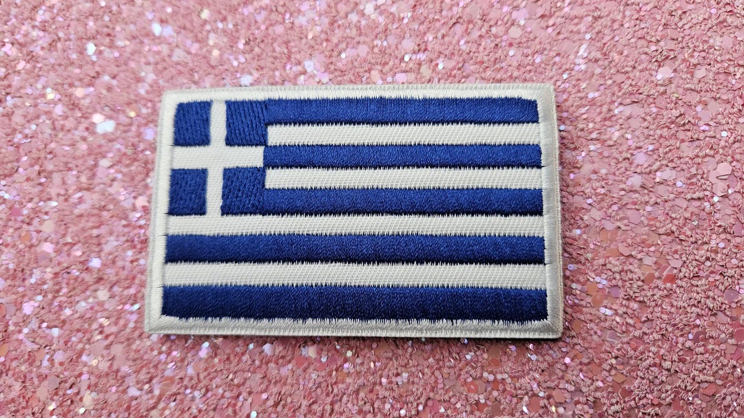 Greek Flag Emblem Flag Greece Embroidered Top Quality Patch - Etsy UK