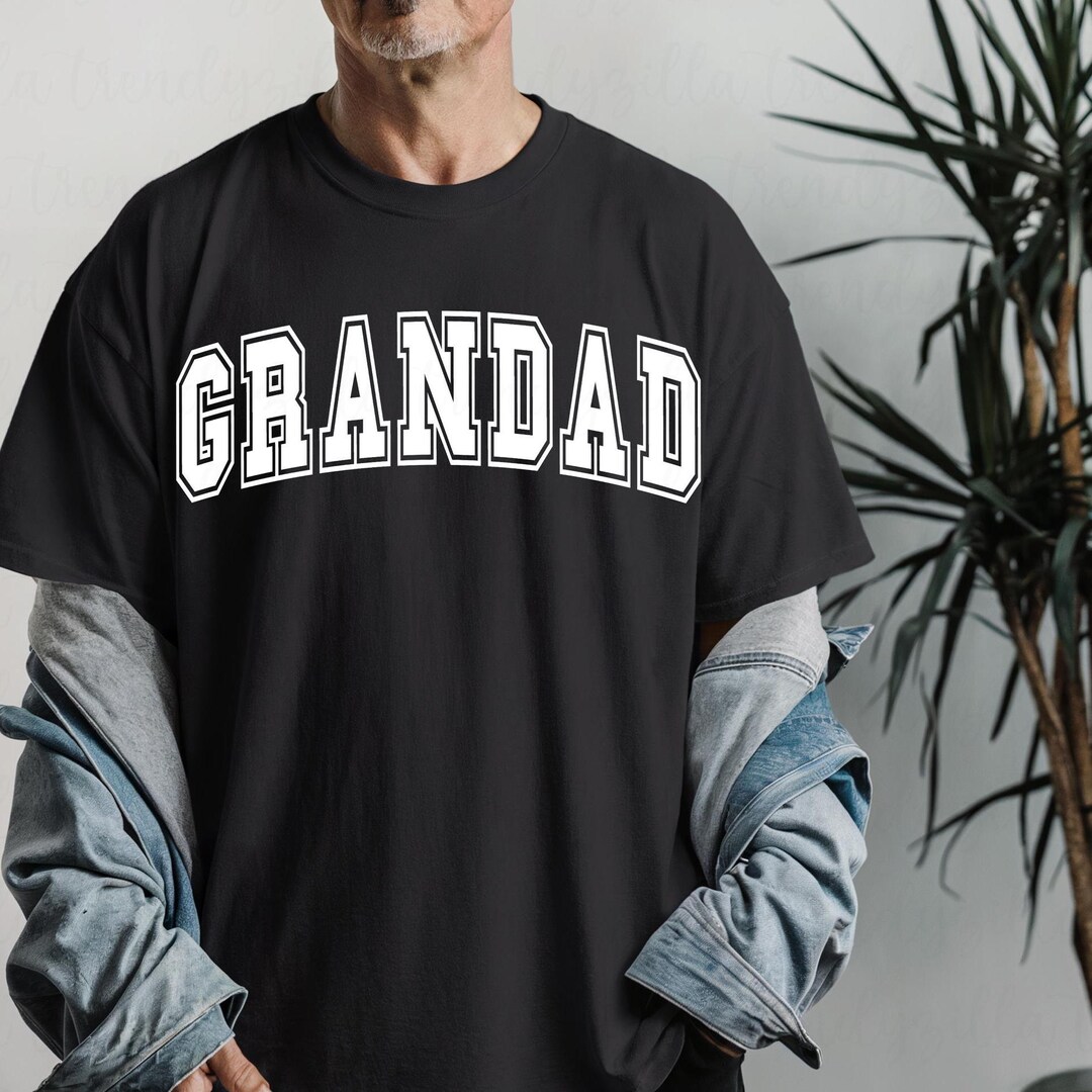 Grandad Svg/college Varsity/arched College Text/fathers Day Svg ...