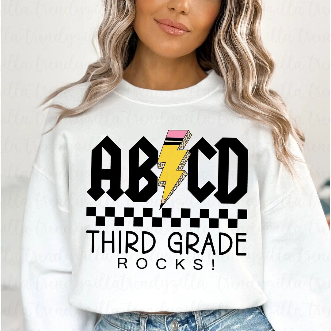 Third Grade Rocks PNG: Retro Rocknroll Design (digital Download) - Etsy