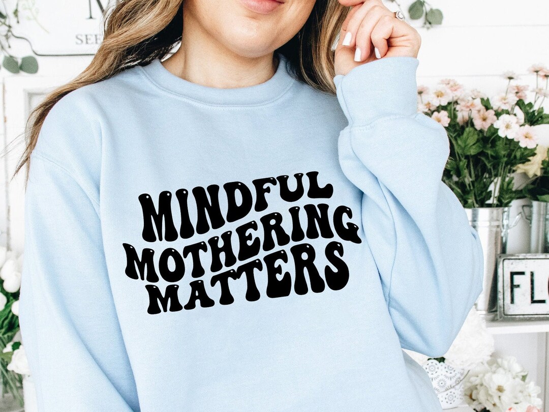 Mindful Mothering Matters PNG, Digital DOWNLOAD, Wavy Stacked Png ...
