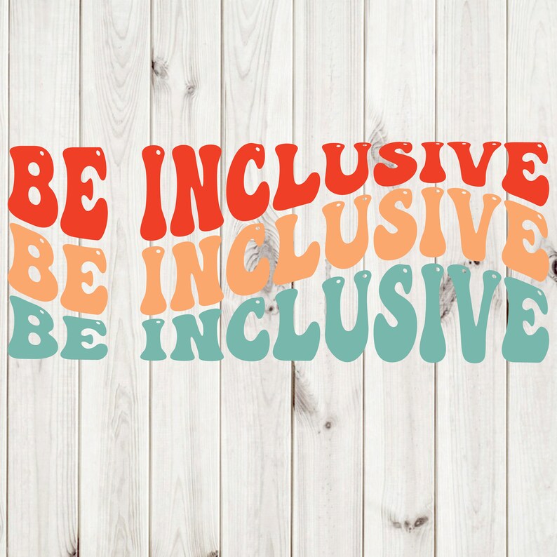 Be Inclusive PNG Digital DOWNLOAD Equality Png Be Kind Png - Etsy