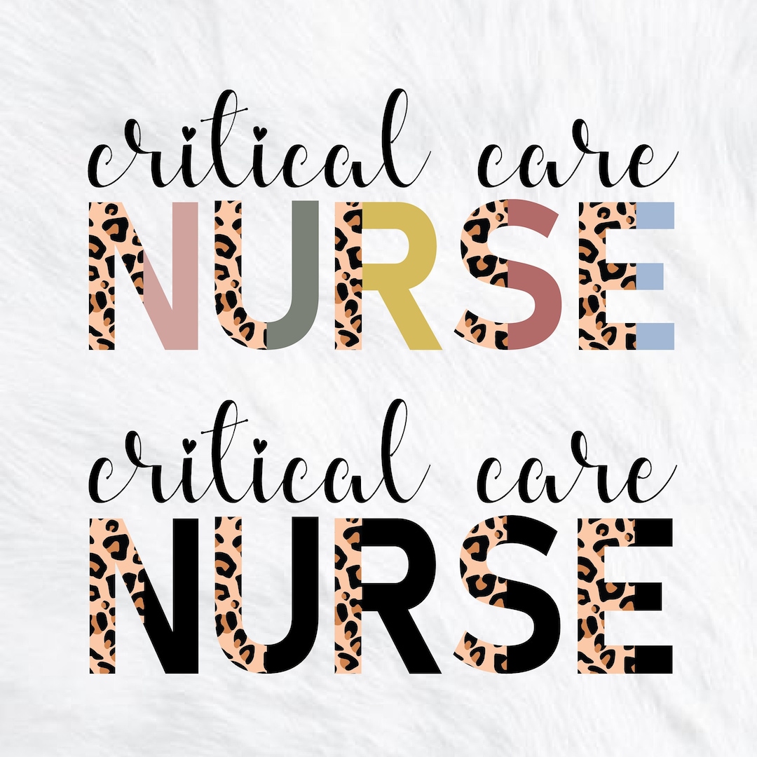Critical Care Nurse Svg Png/digital Download/ccs Nurse Svg/cardiac ICU ...