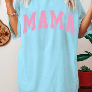 Pink Mama Varsity Svg PNG/DIGITAL File/mom Life Png/jersey Font/super ...