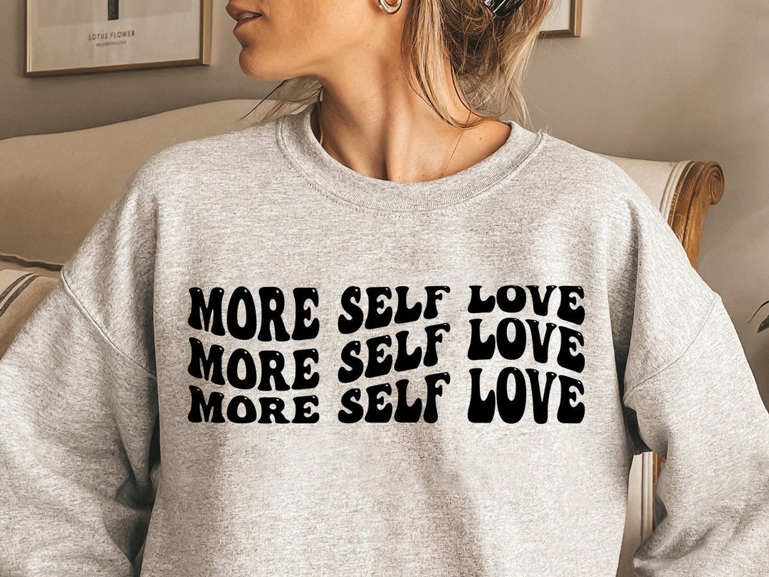 Más amor propio PNG, DESCARGA digital, PNG apilado ondulado, boho ...