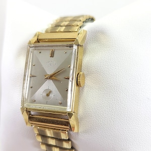 Vintage Men's Lord Elgin Gold Wrist Watch - Etsy
