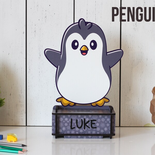 Wooden Coin Bank - Etsy