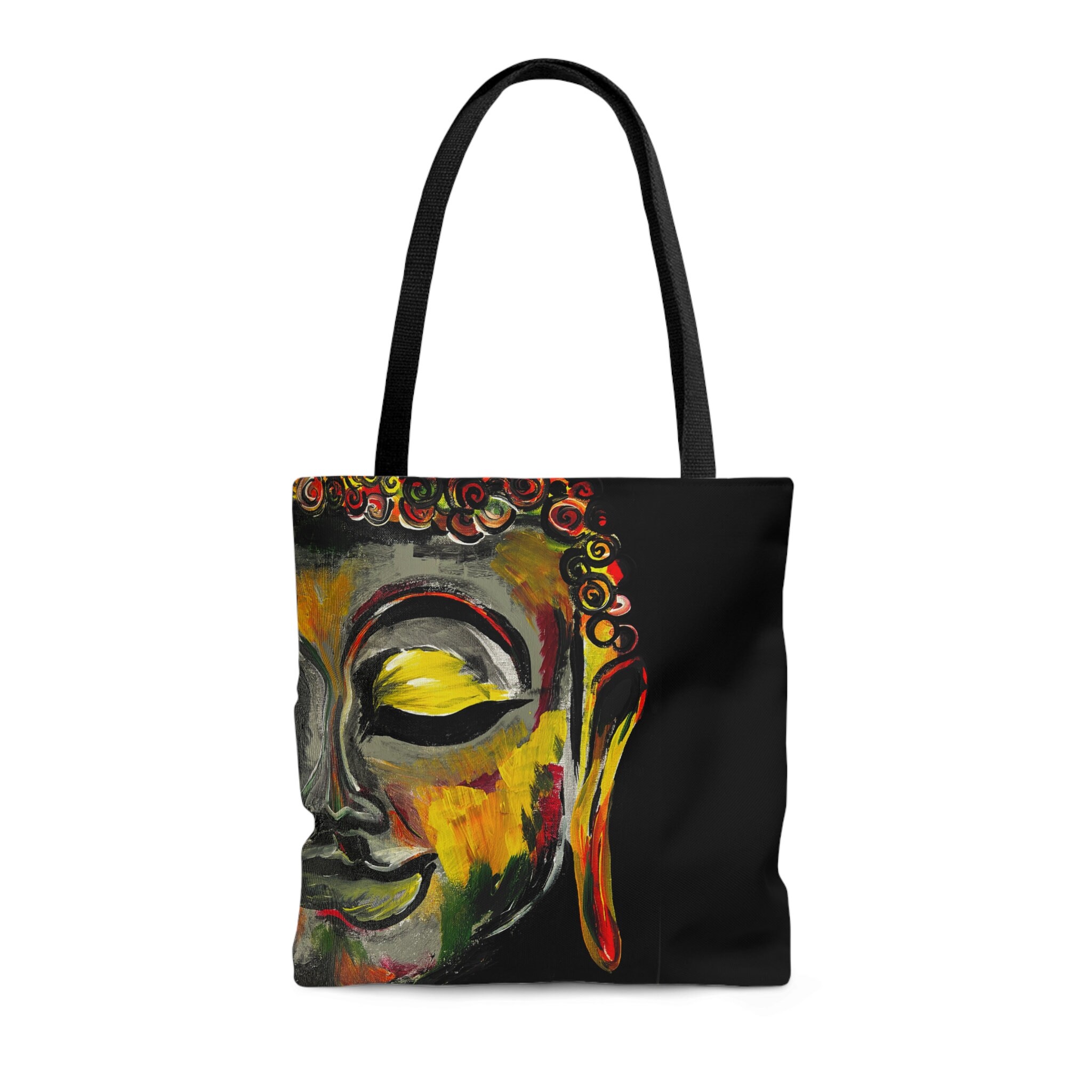 Hand-painted Buddha Tote Bag - Etsy