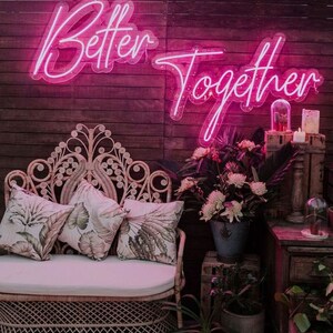 Neon Wedding Sign Custom | Wedding Welcome Sign | Wedding Signs ...