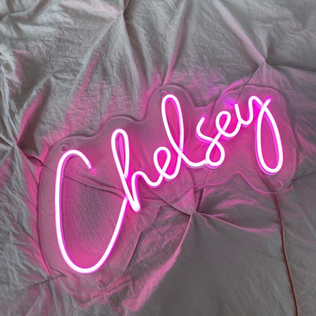 Christmas Gift Neon Sign, Christmas Gift Name Sign, Christmas Gift Name ...