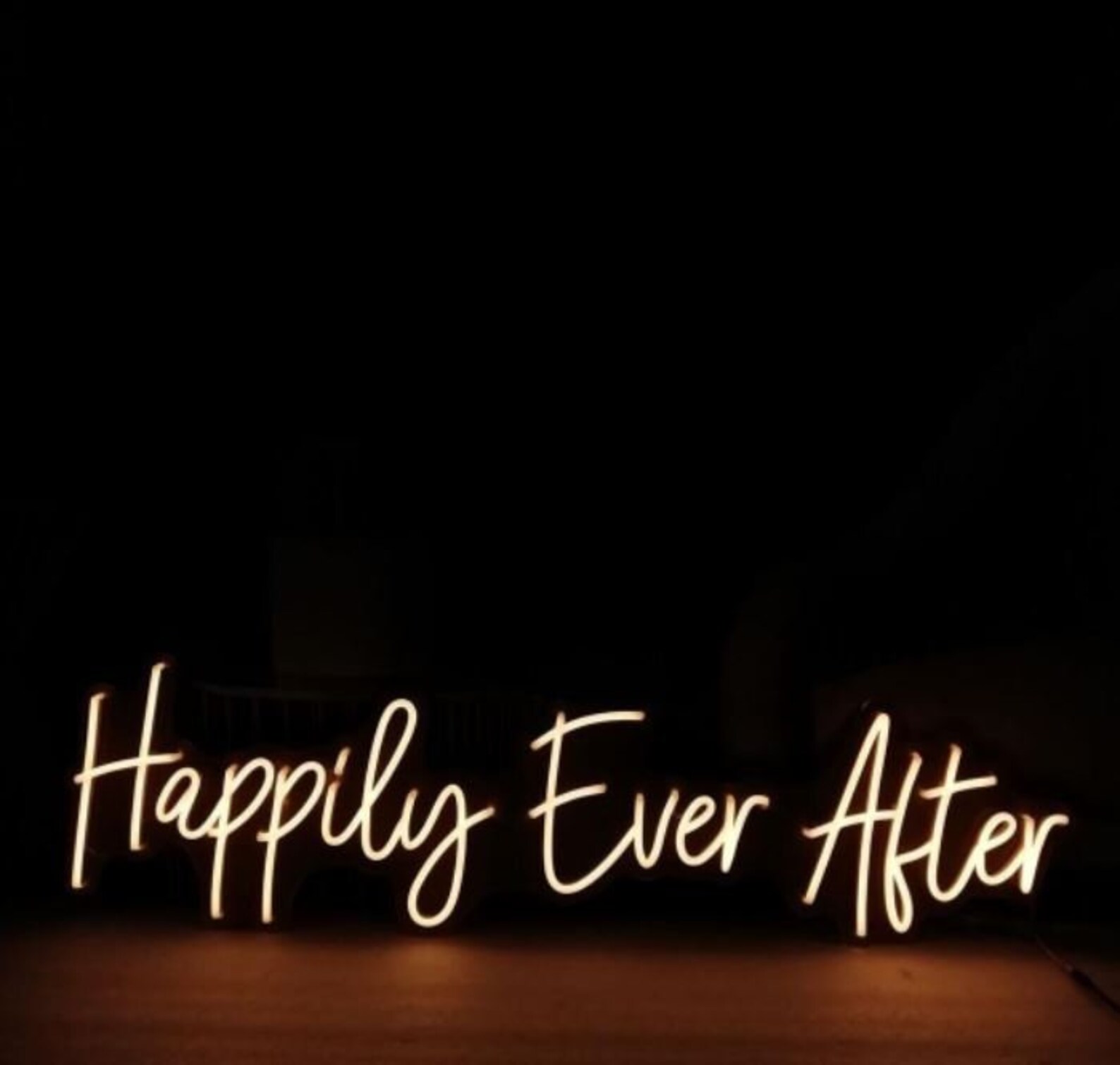Happily Ever After Neon Sign Wedding Neon Sign Custom Neon - Etsy