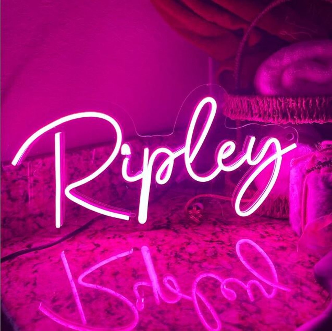 Kids Name Neon Sign Custom for Kid Room | Kids Name Neon Sign ...