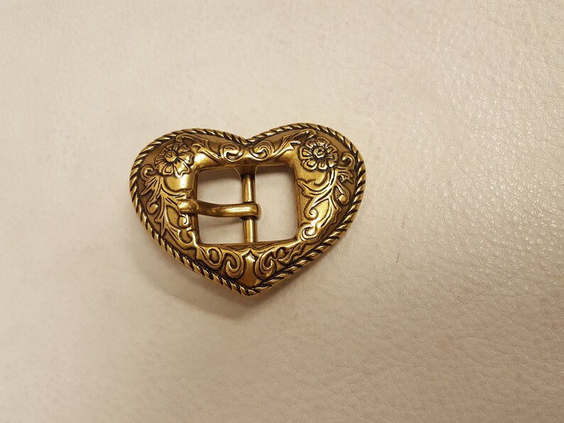 Western Style Heart Shape Belt Buckle - Etsy