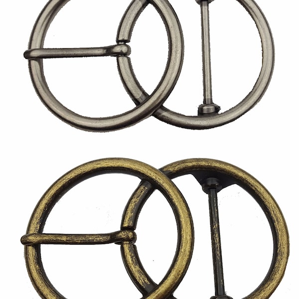 Brass Circle Belt Buckle - Etsy