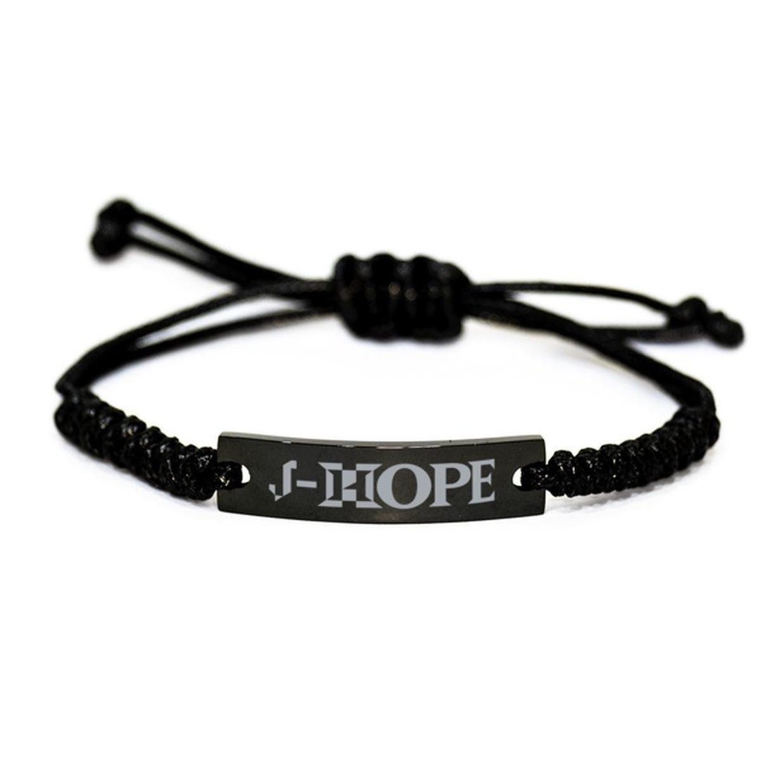 Jhope Black Braided Rope Bracelet -j-hope Hope on the Stage J Hope ...