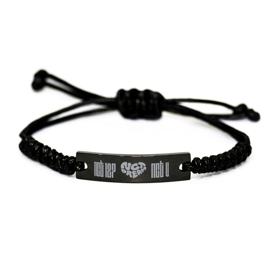 NCT 127 NCT Dream NCT U Logo Black Braided Rope Bracelet - Etsy