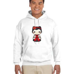 Korean Hanbok Hello Kitty Hoodie - Etsy