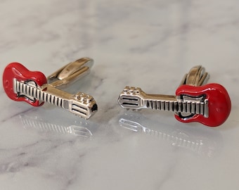 Volume Cufflinks, Tone and Volume Cufflinks, Guitar Cufflinks, Electric ...