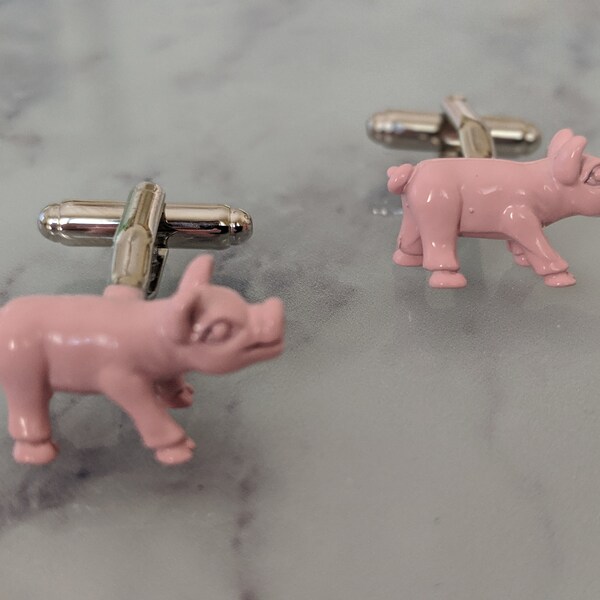 Pig Cufflinks - Etsy Canada