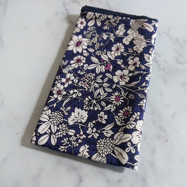 Navy Pocket Square - Etsy