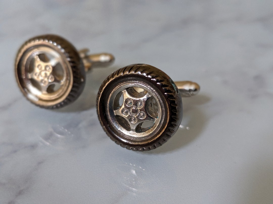 Car Tyre & Wheel Cufflinks - Etsy