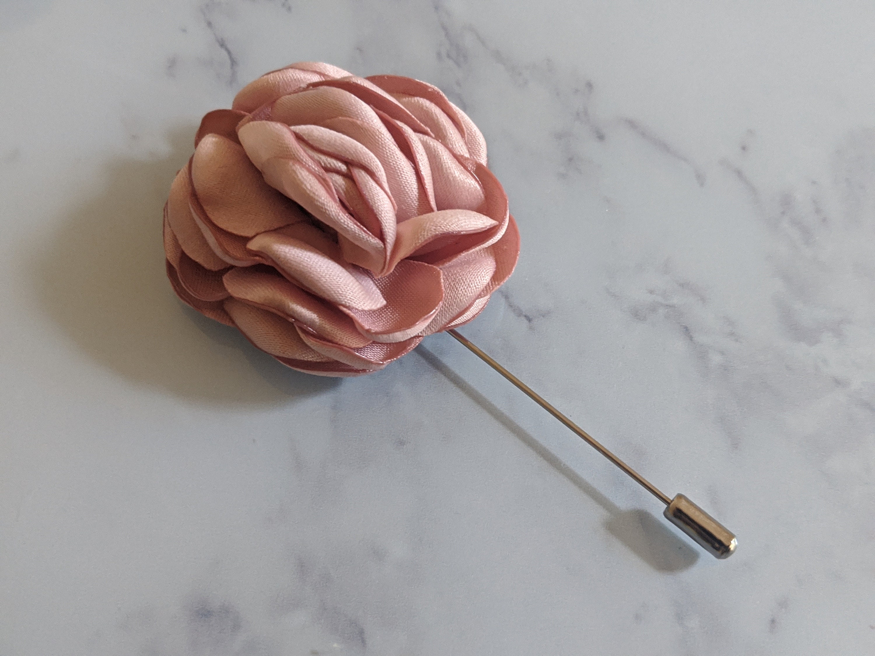 Light Pink Rose Cluster Lapel Pin - Etsy