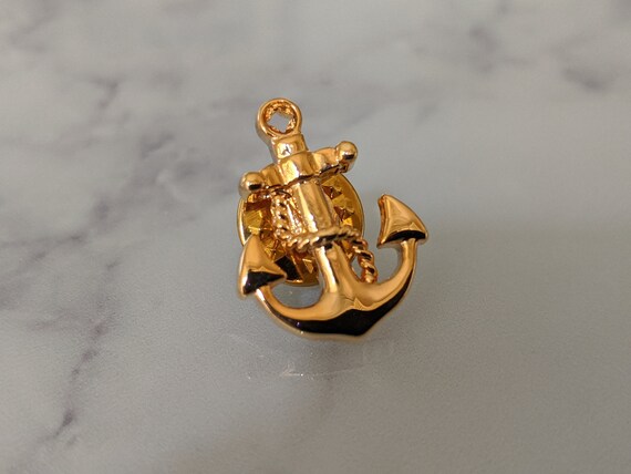Ship's Anchor Lapel Pin - Etsy Australia