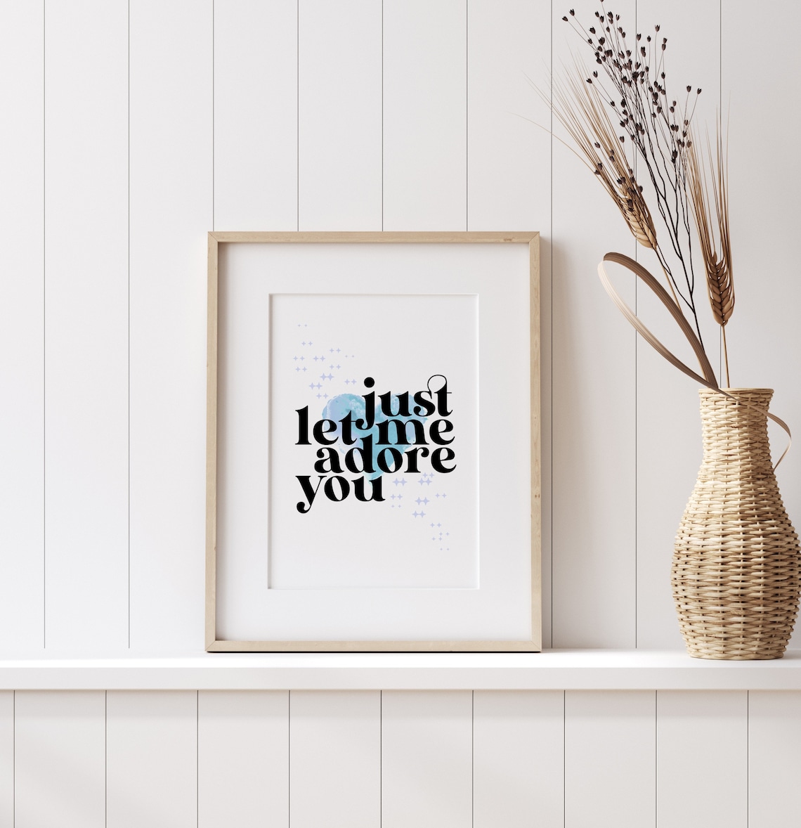 Harry Styles, Just Let Me Adore You, Lyrics Printable Poster ...