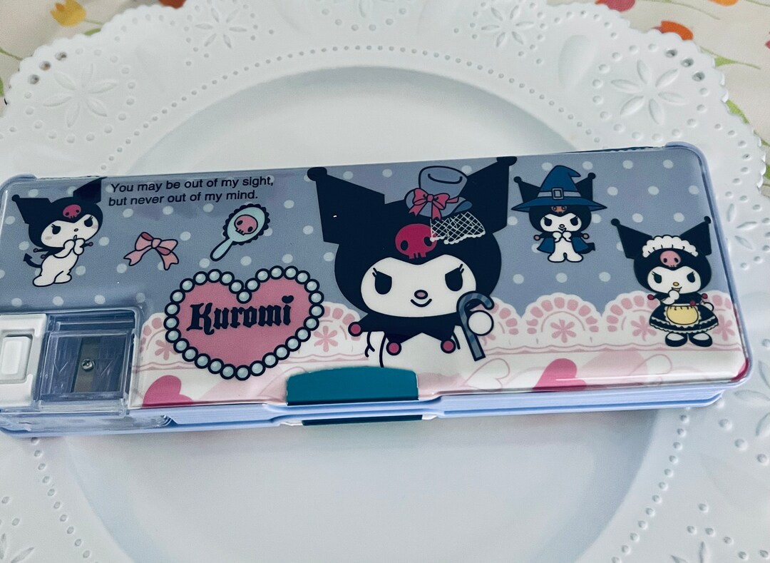 Kawaii Kitty Purple Storage Pencil Case Ready to Ship Cute Girls Pencil ...