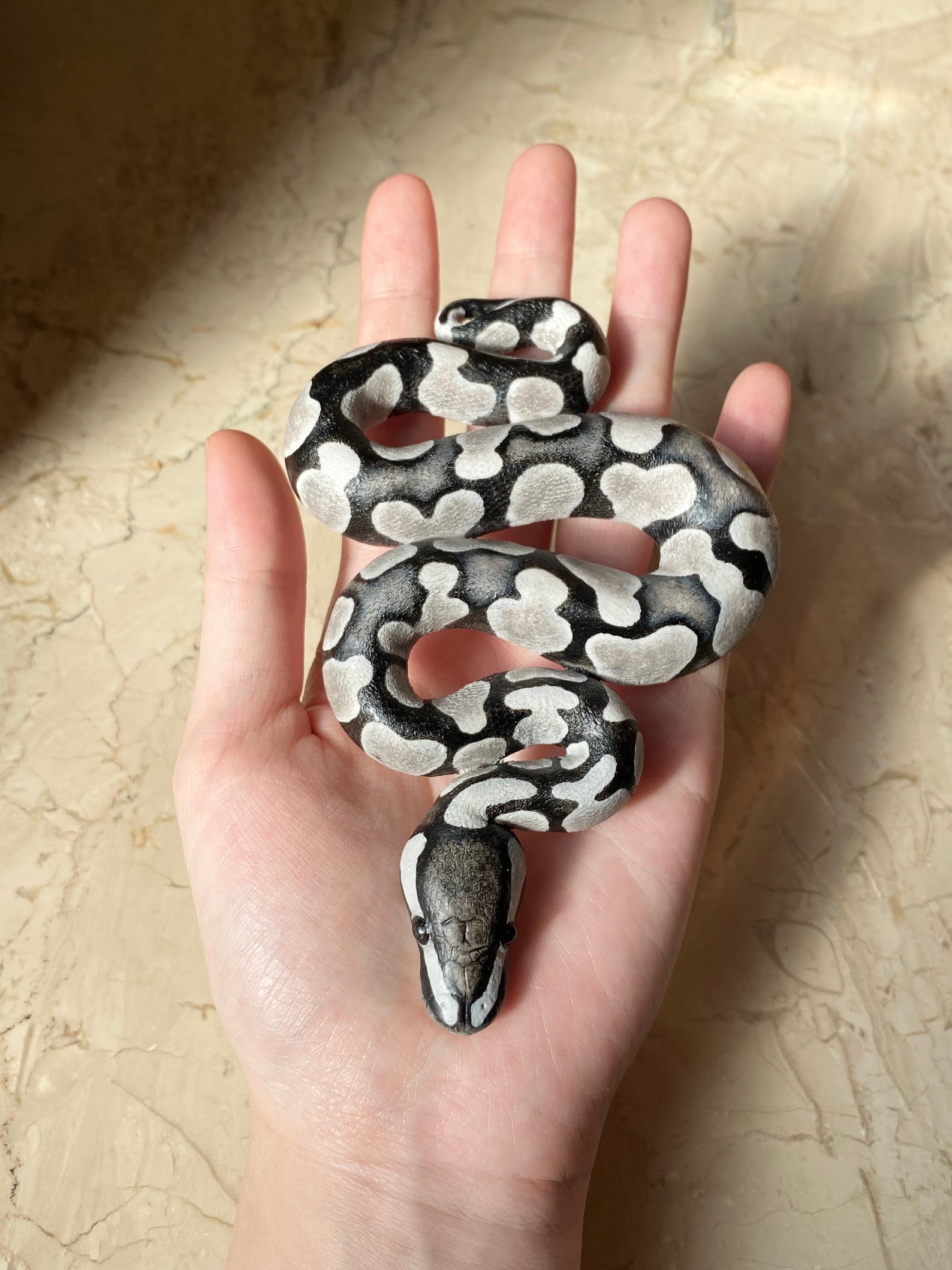 Customizable Ball Python Real Baby Size / Ball Python Figure / - Etsy