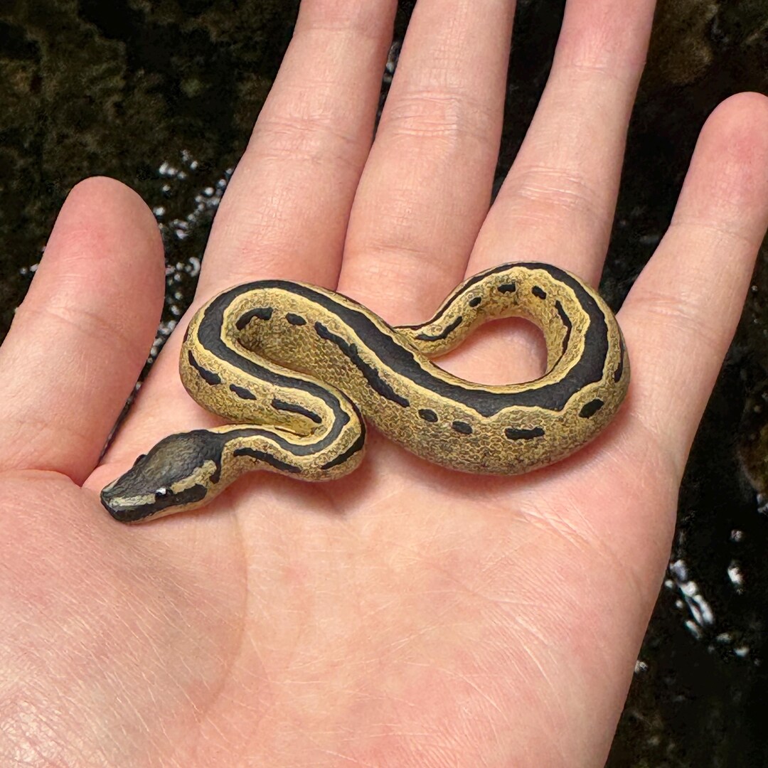 Ball Python Miniature / Figurine / Sculpture / Snake Pendant / Replica ...