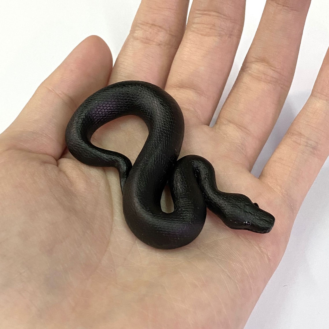 Black Pastel Ball Python Miniature // Figure // Ball Python | Etsy