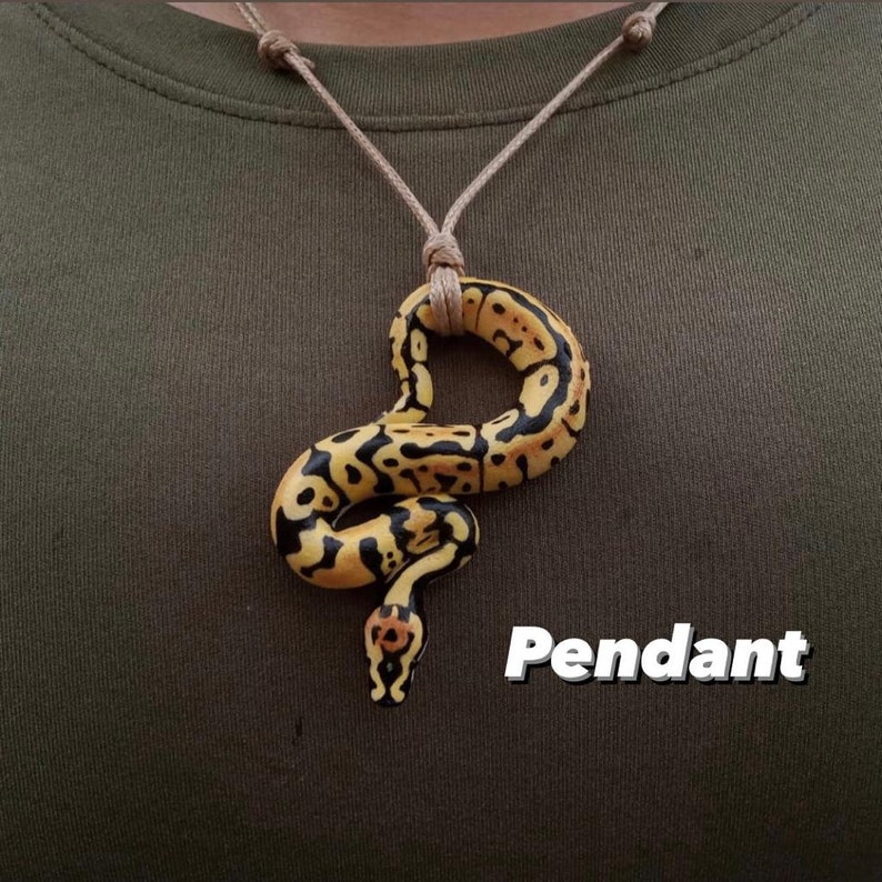 Customizable Ball Python Miniature / Figure / Sculpture / Necklace ...