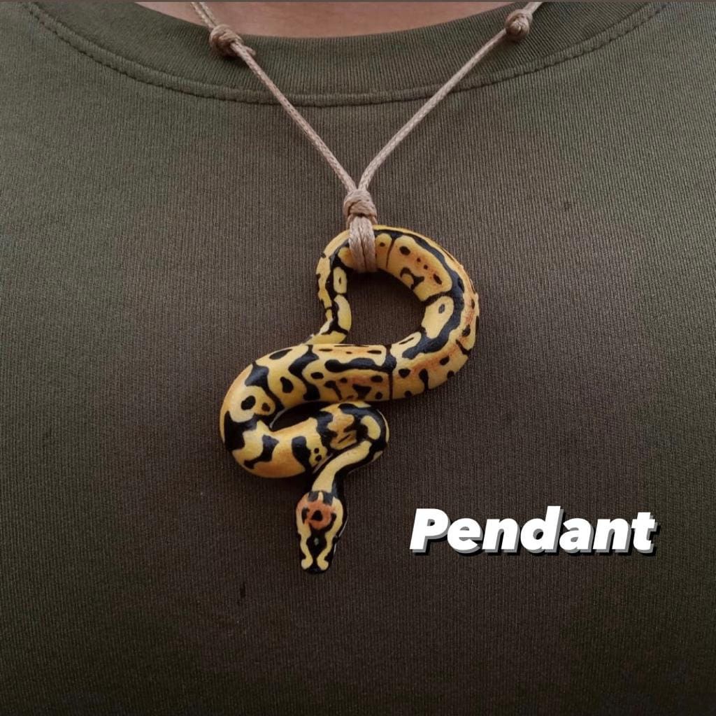 Customizable Ball Python Miniature / Figure / Sculpture / Necklace ...