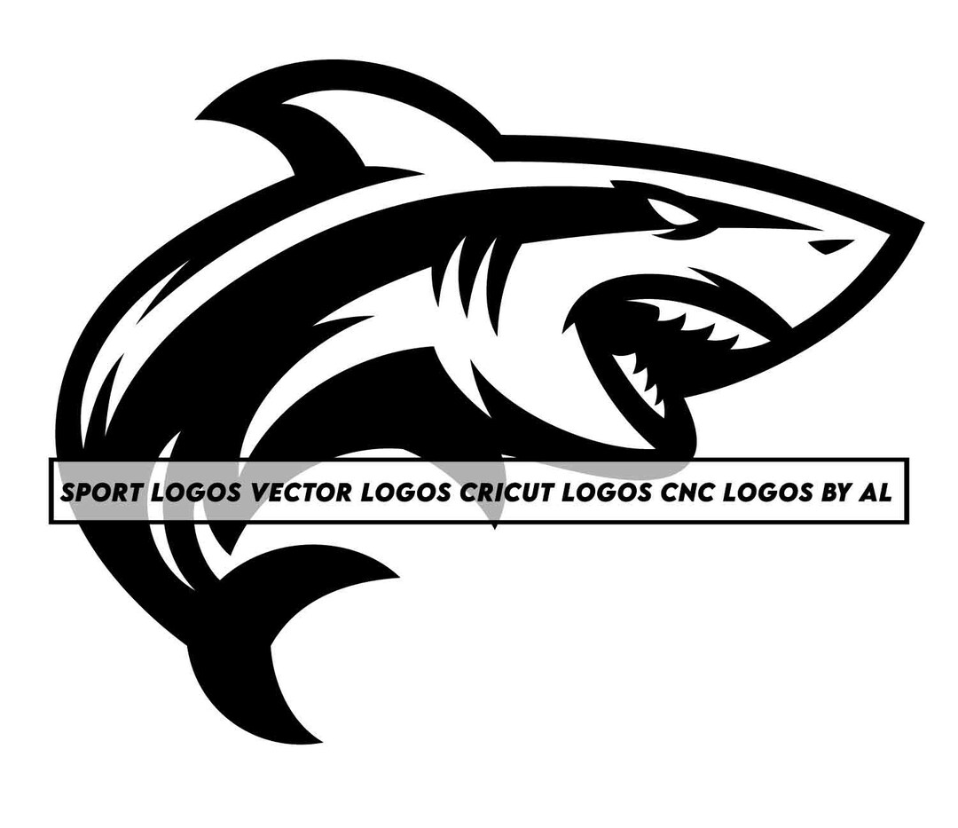 SPORTS Shark Team Svg, Shark Svg, Great White Svg, Ocean Svg, Team Logo ...