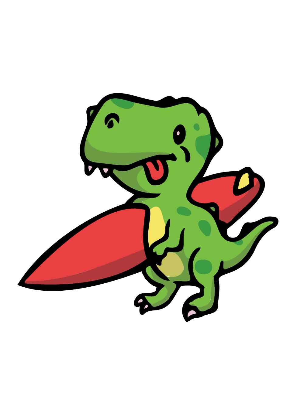 TOON Teen Rex, T-rex Dinosaur Themes, Surfboard Trex, Kids Dino ...