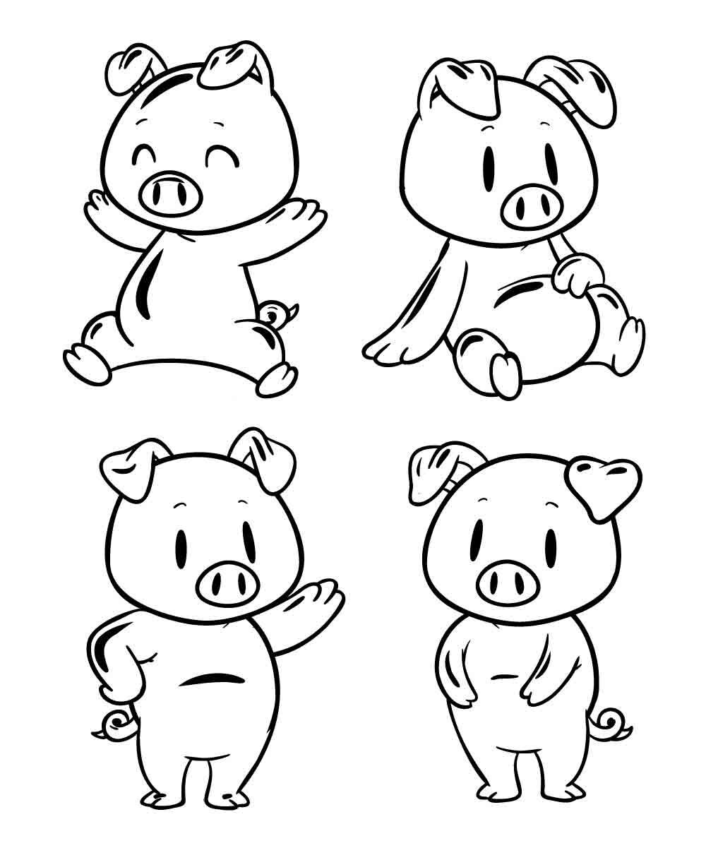 TOON Piggys Svg, Piggy Svg, Logo Svg, Pig Cartoon Svg, Farm Cricut ...