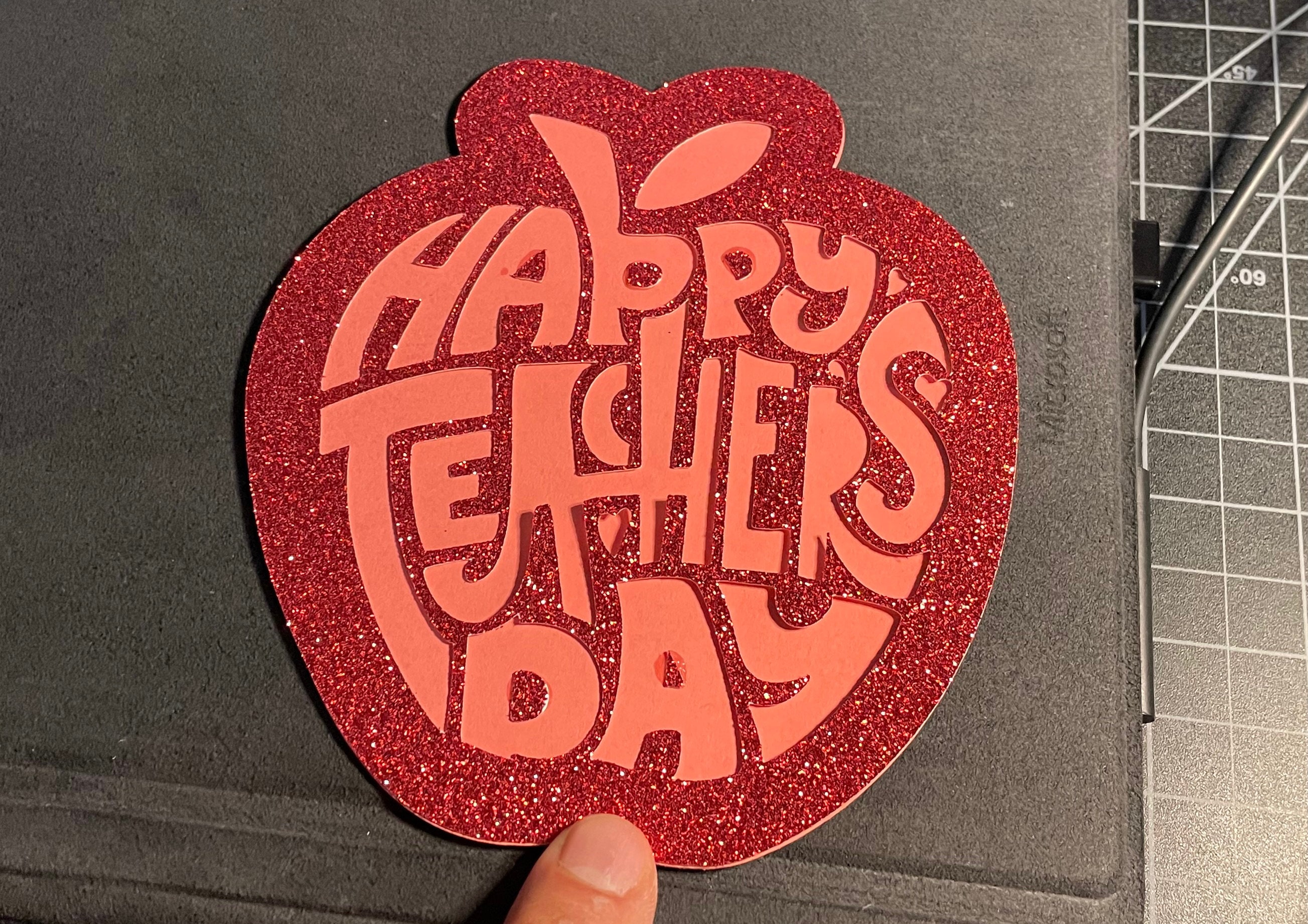 TEACHER Appreciation, Happy Teachers Day Outline Svg, Apple, Cricut ...