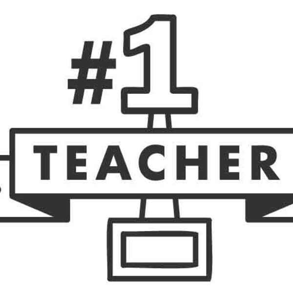 Number One Teacher - Etsy