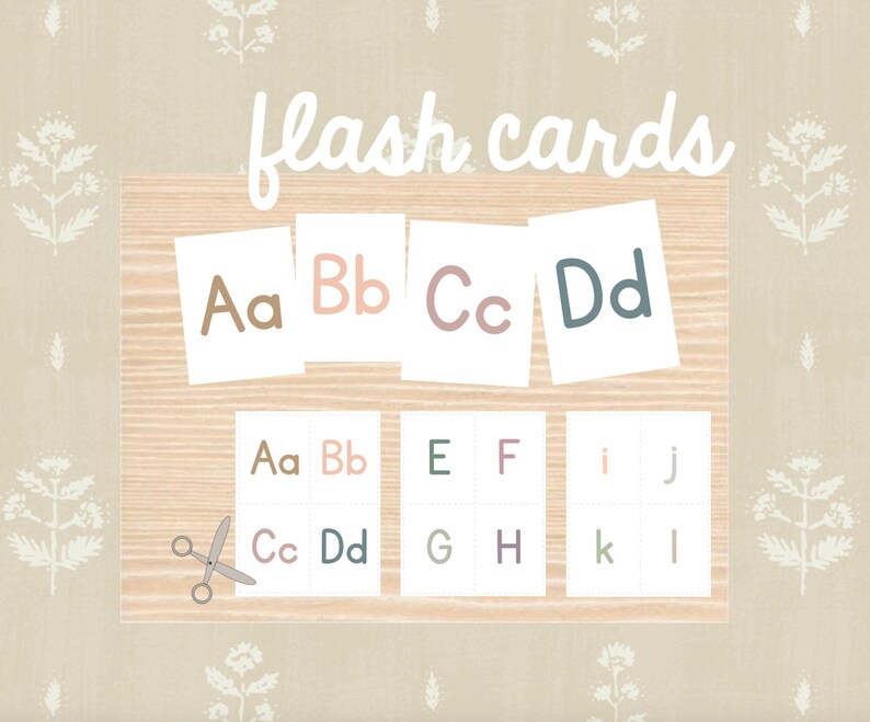 Alphabet Cards Letter Flashcards Phonics Reading Letter Sounds Learn to ...
