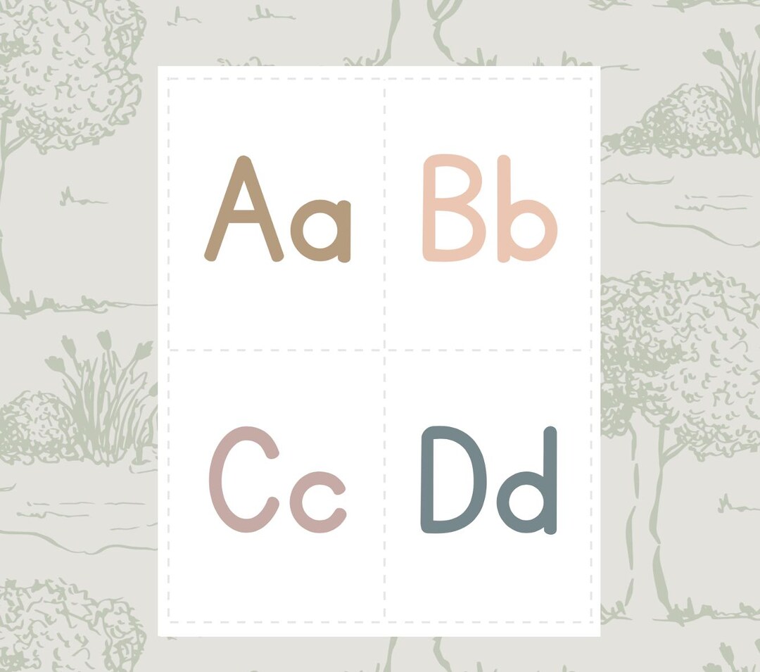 Alphabet Cards - Letter Flashcards - Phonics - Reading - Letter Sounds ...