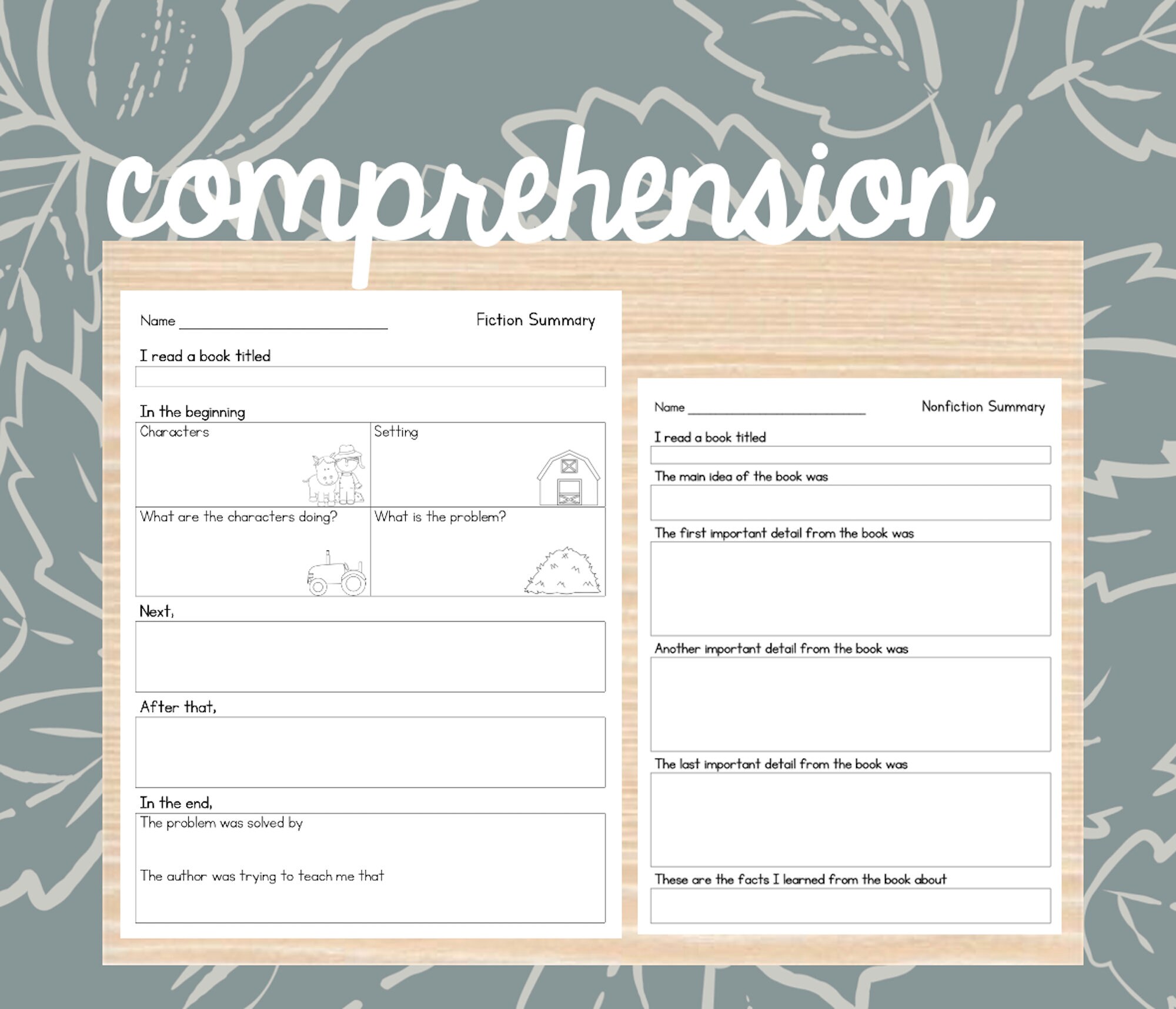Fiction and Nonfiction Reading Response Reading Summary Reading Groups ...