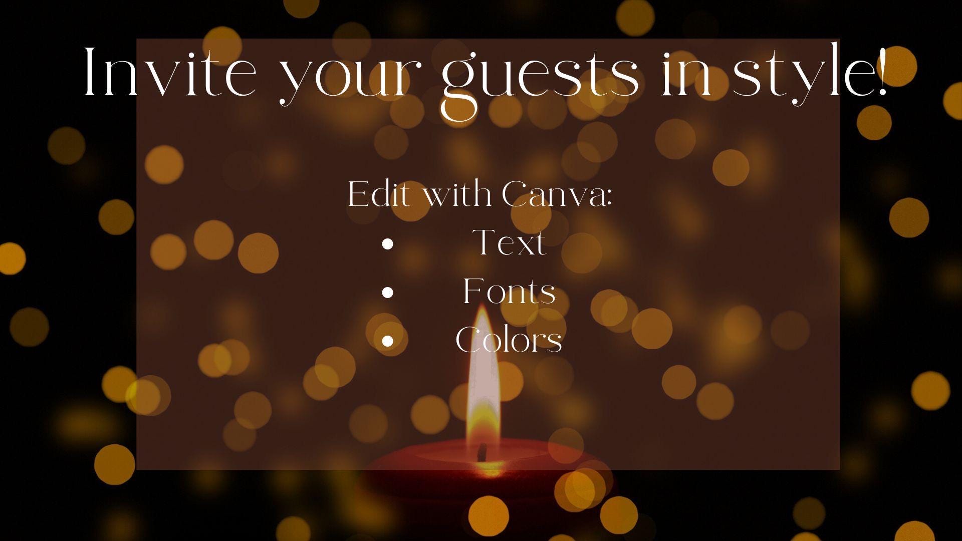 Editable Dia De Los Muertos Invitation | Scary Invitation | Digital ...