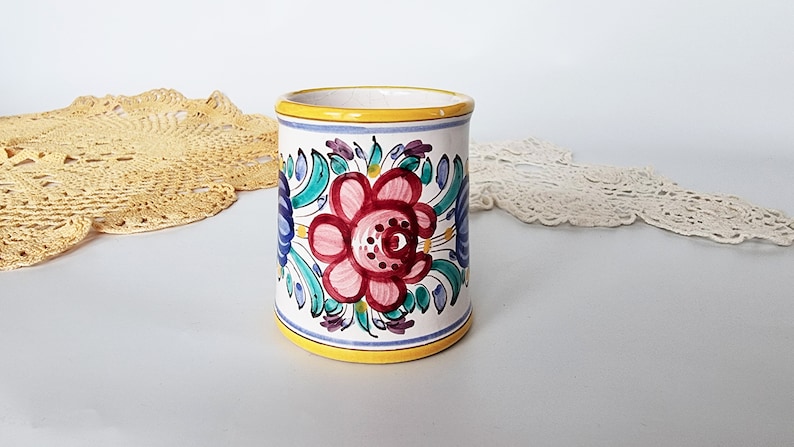 MODRA Ceramic Mug Slovakia Czech Republic Vintage Hand Painted - Etsy