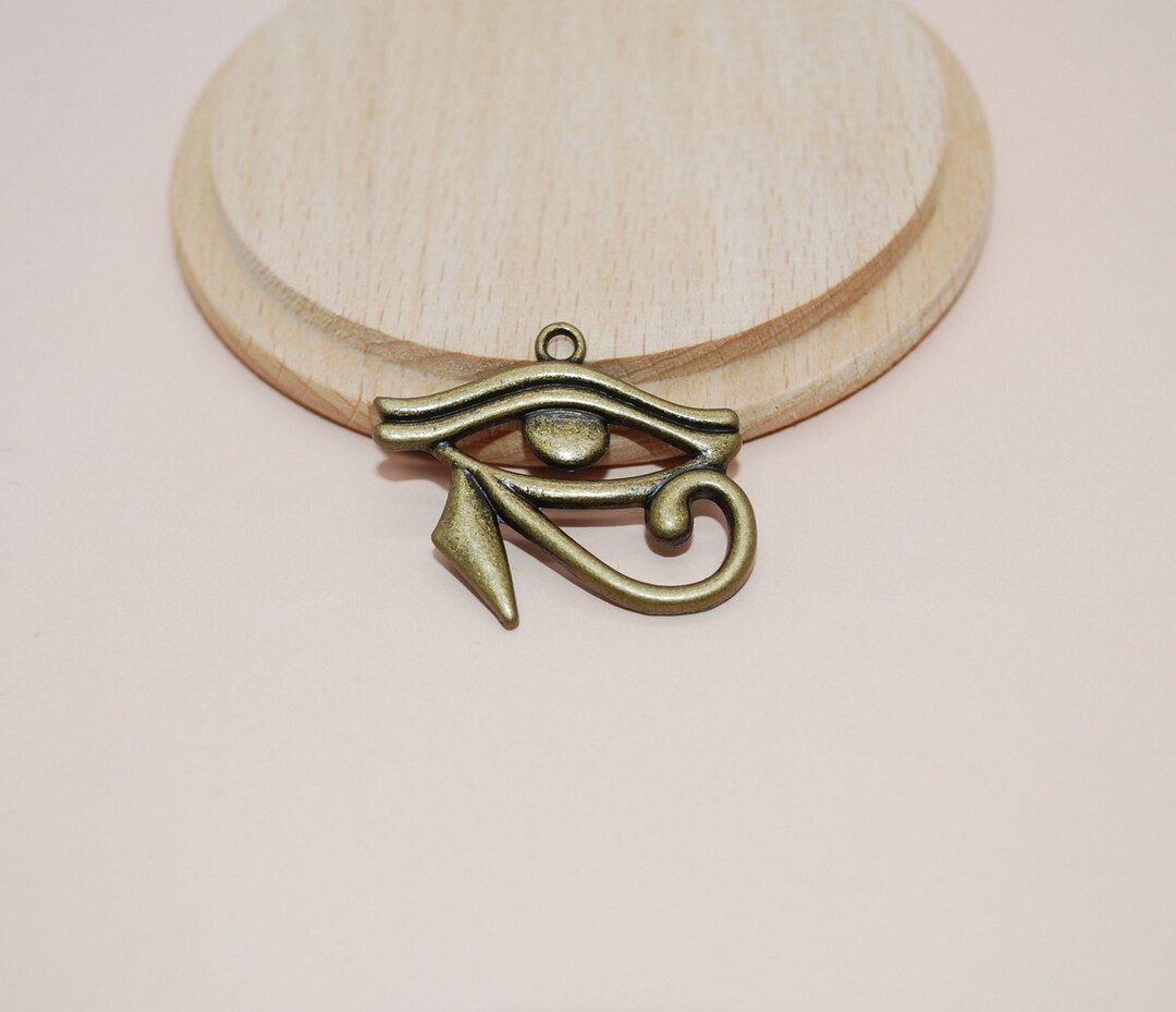 Eye of Ra Pendant Egyptian Eye of Horus Bronze for Jewelry Creation - Etsy