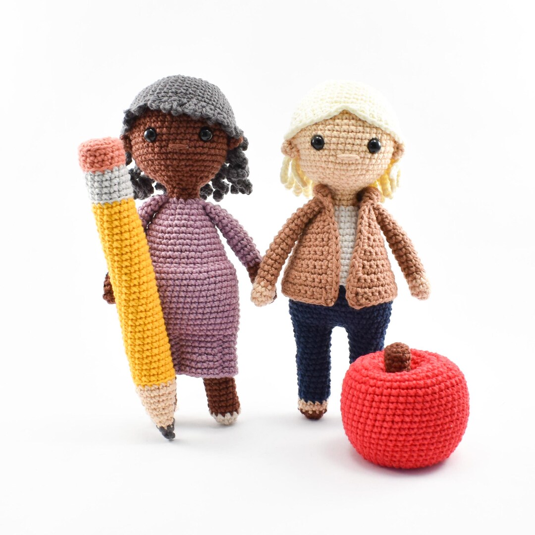 Teacher - Set 1 - Crochet Pattern PDF - Digital Download - Etsy